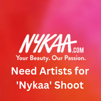 Need artists for 'Nykaa/Colors' shoot - males, females, kids